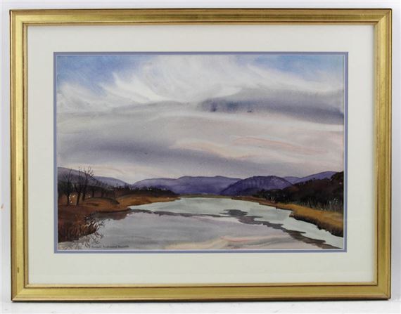 Isabel Reynolds | River Scene | MutualArt