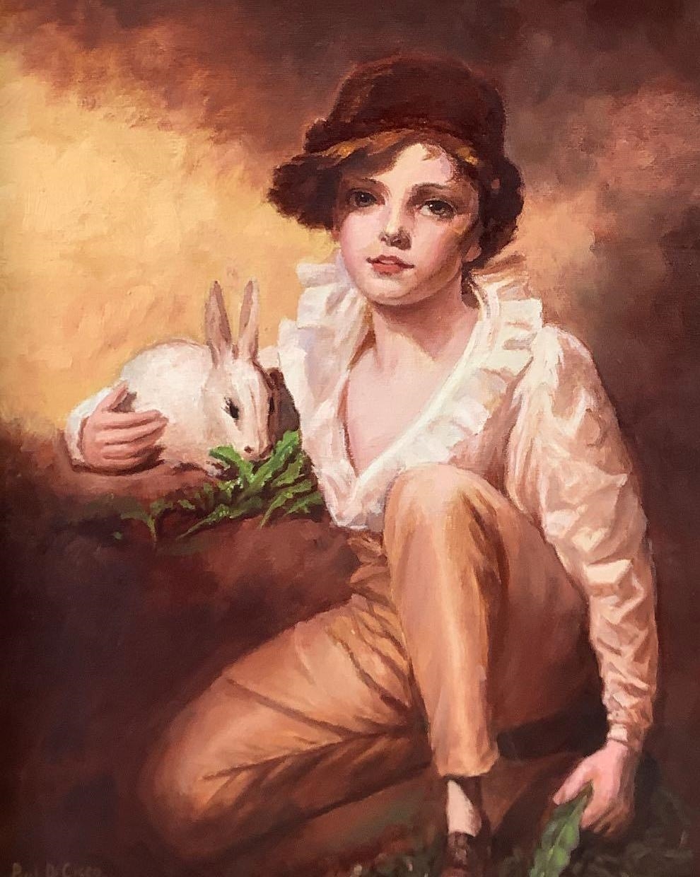 Henry Raeburn | Boy and Rabbit | MutualArt