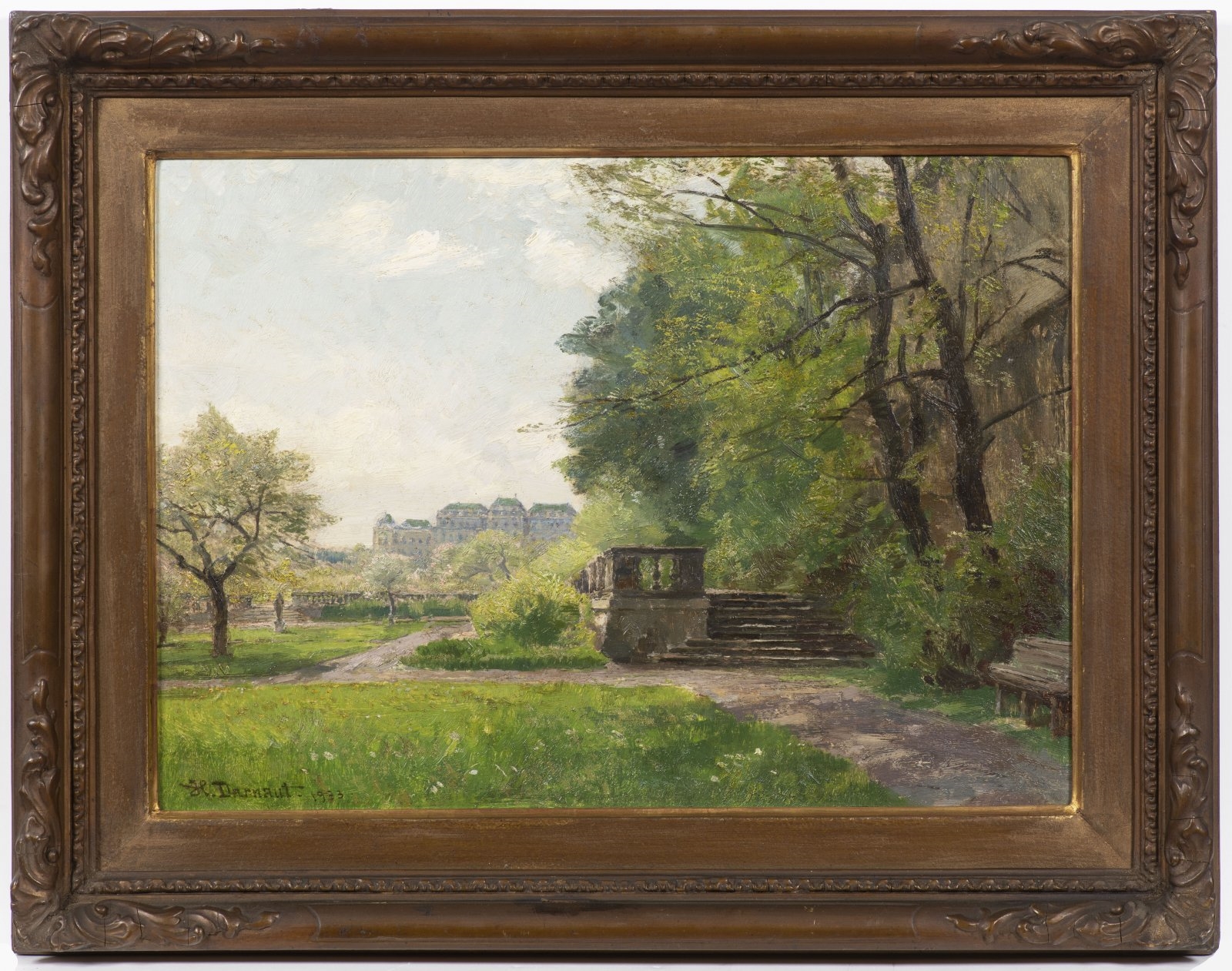 Hugo Darnaut | CHATEAU GARDEN (1933) | MutualArt