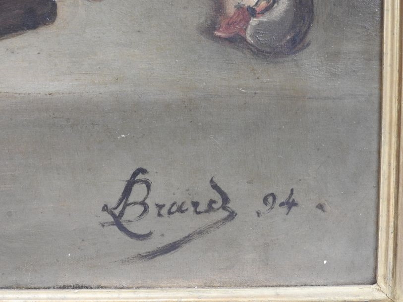 Léon Brard | Still life with a hare and a red partridge (1894) | MutualArt