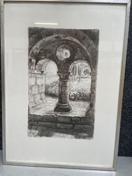 Charles Gladstone | Cloitre de l'Abbaye du Thoronet (1973) | MutualArt