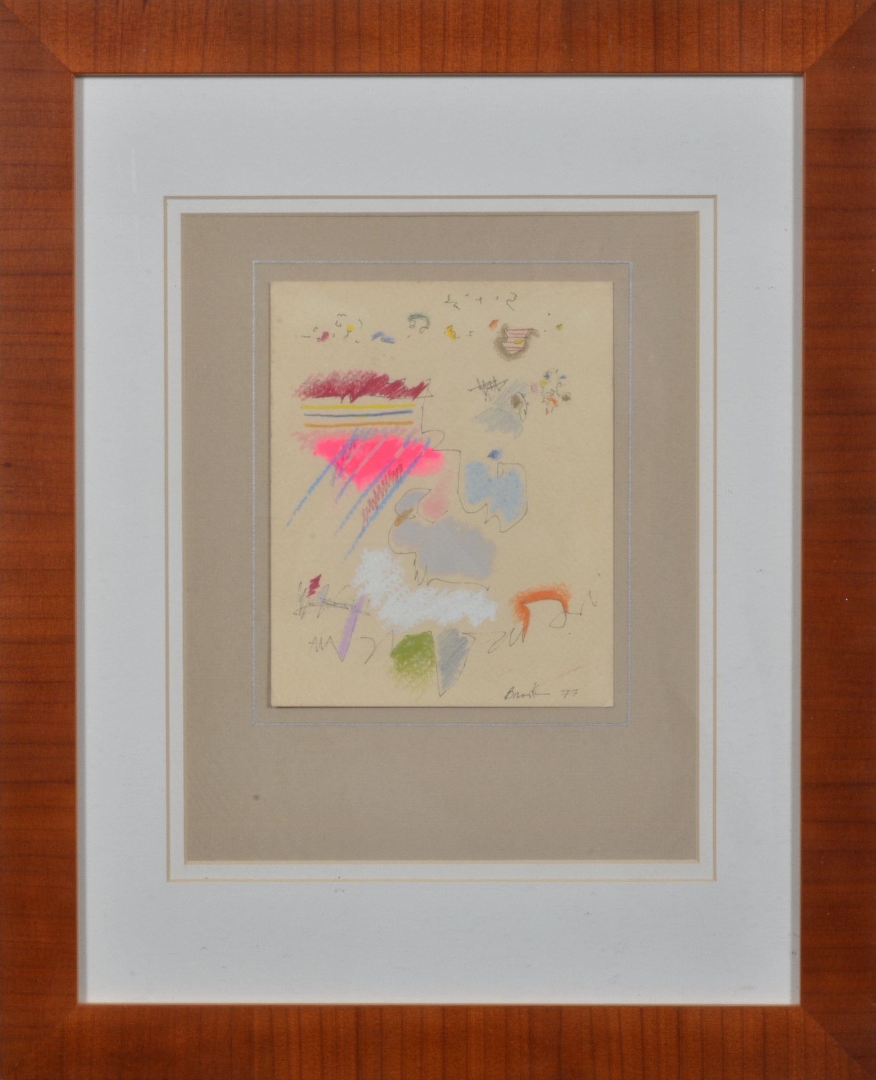 Moe Brooker | Abstract Expressionist drawing | MutualArt