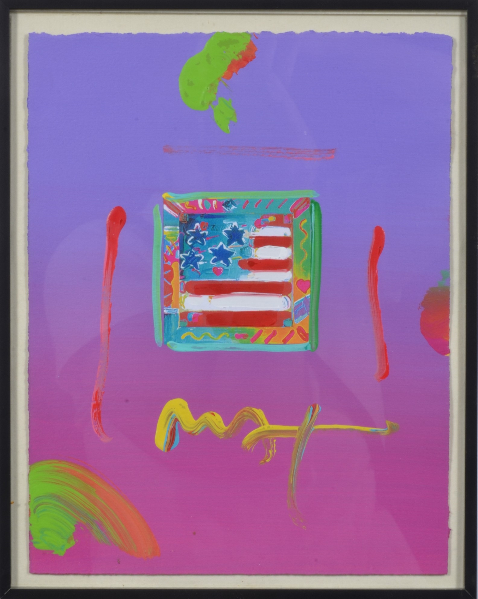 Peter Max | Flag | MutualArt