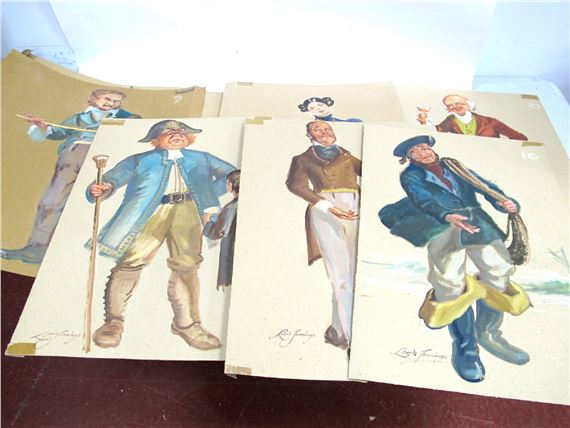 Louis Jennings | Eight Dickensian Characters | MutualArt