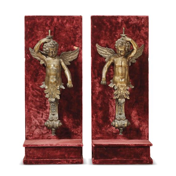 Venetian School, 17th Century | A couple of winged putti | MutualArt