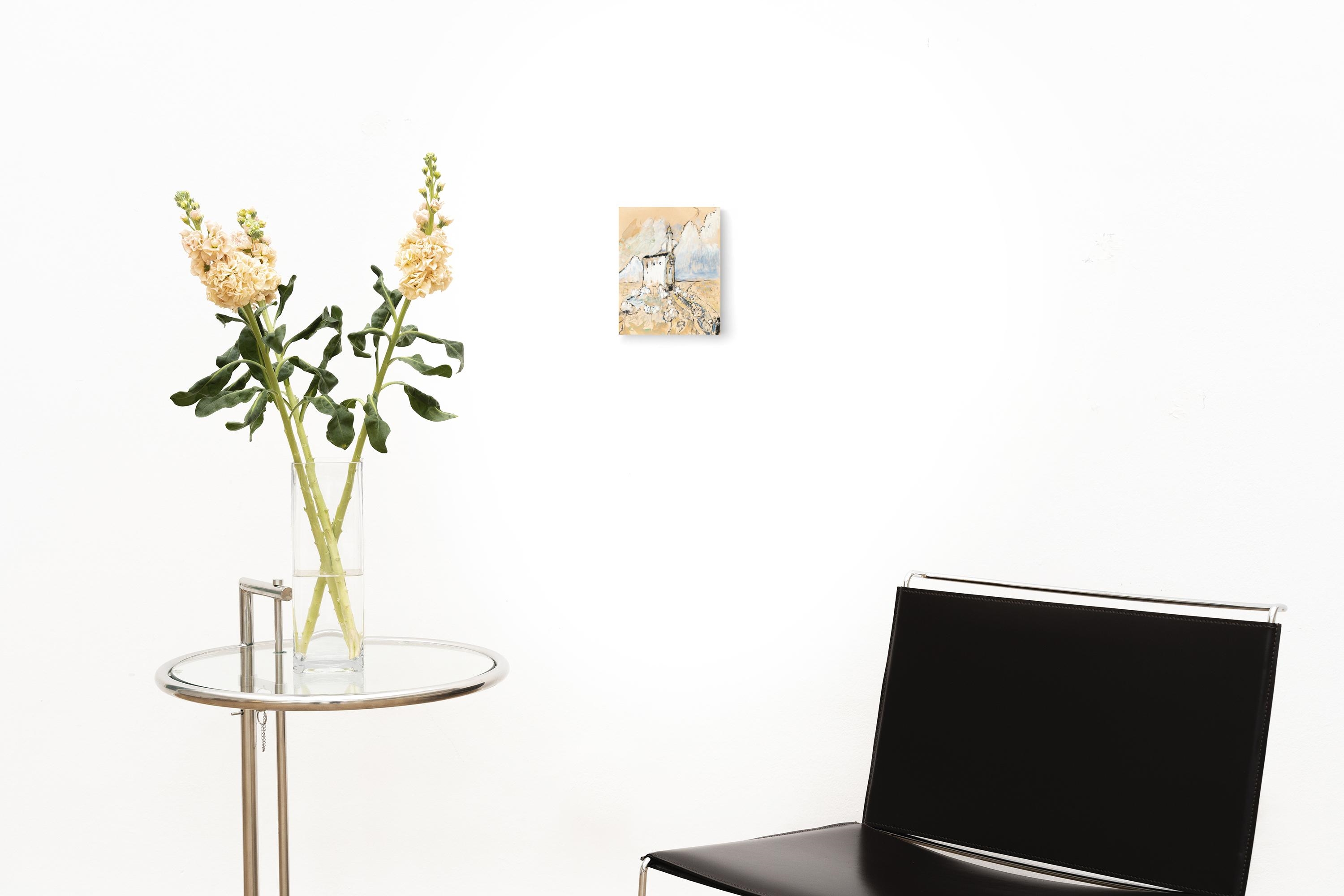 Marianne von Werefkin | Church in a Mountain Landscape (1920) | MutualArt