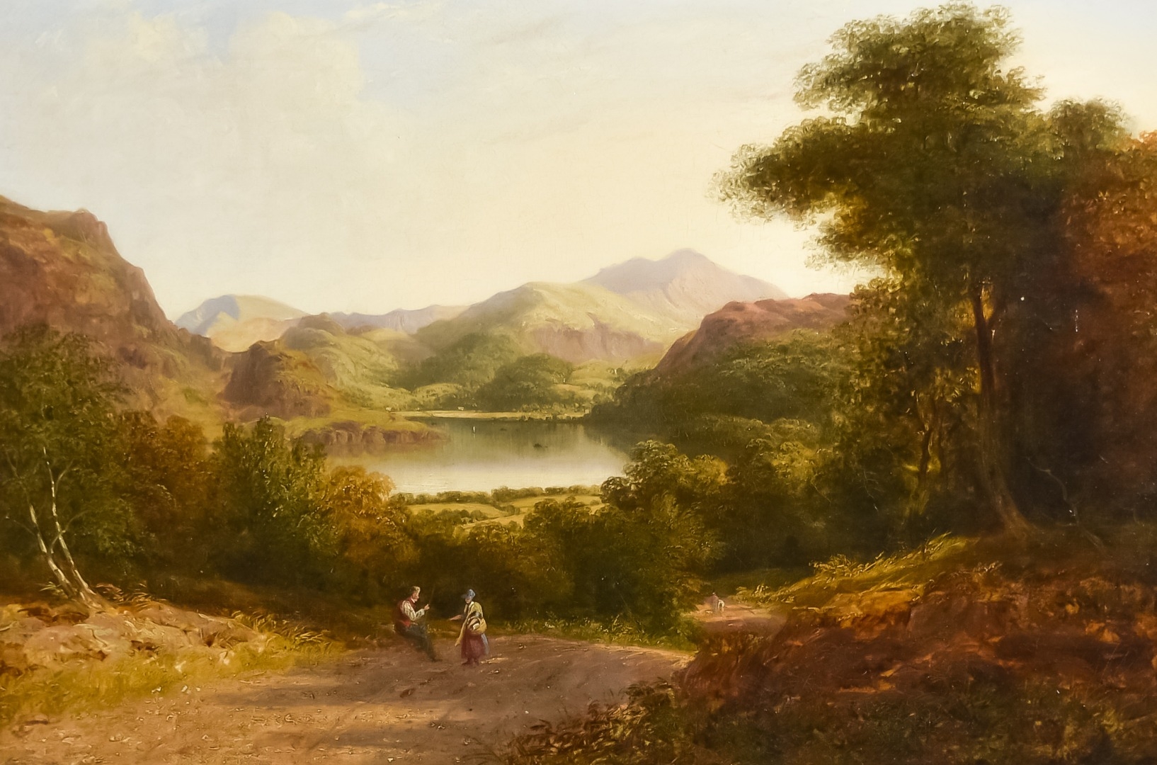 Thomas Christopher Hofland | River landscape with hills | MutualArt