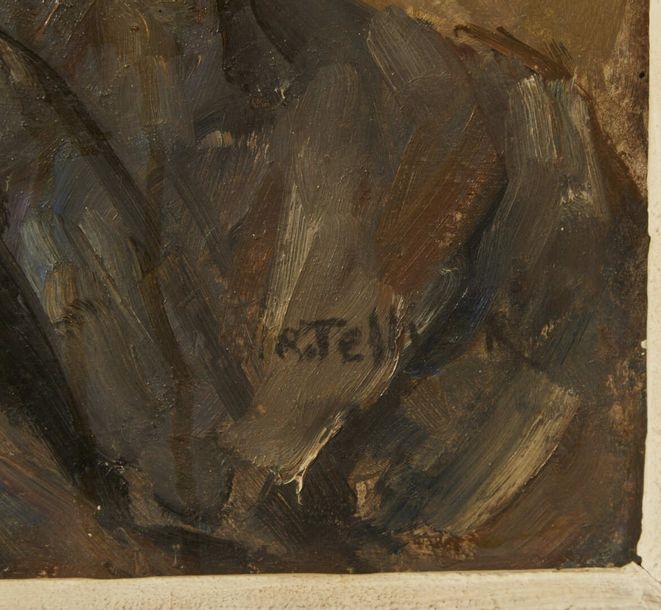 Raymond Tellier | Portrait of an old lady from the Hautes Alpes | MutualArt