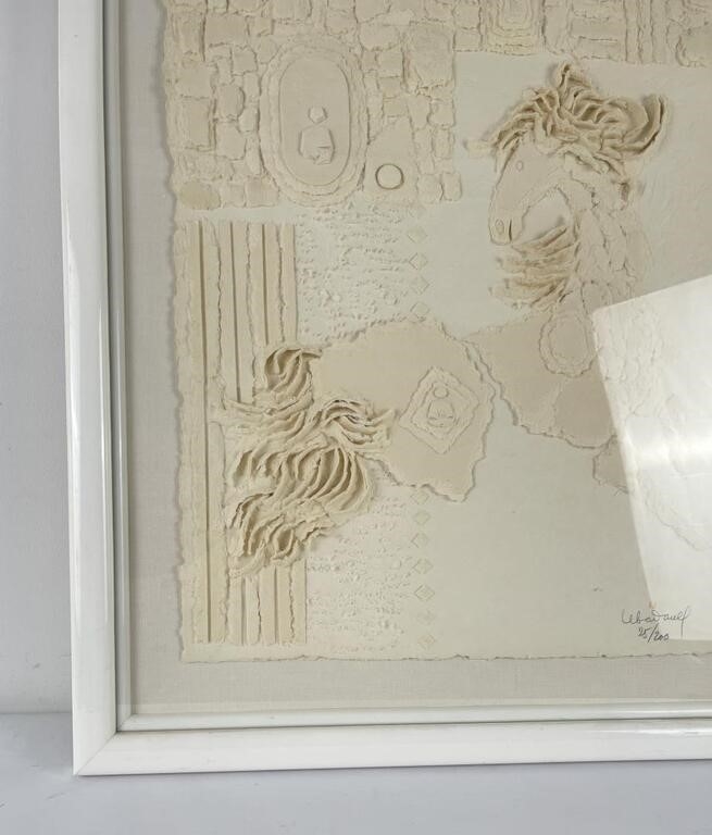 Lebadang | Horse Paper Relief Sculpture | MutualArt