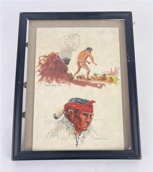 Ed Smyth | Indian Watercolor Painting | MutualArt
