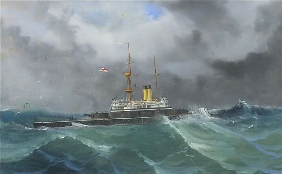 Antonio de Simone | HMS Nile 1891 | MutualArt