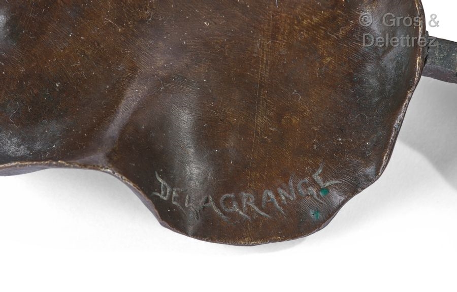 Léon Noel Delagrange | Sculpture forming a cupboard in bronze with ...