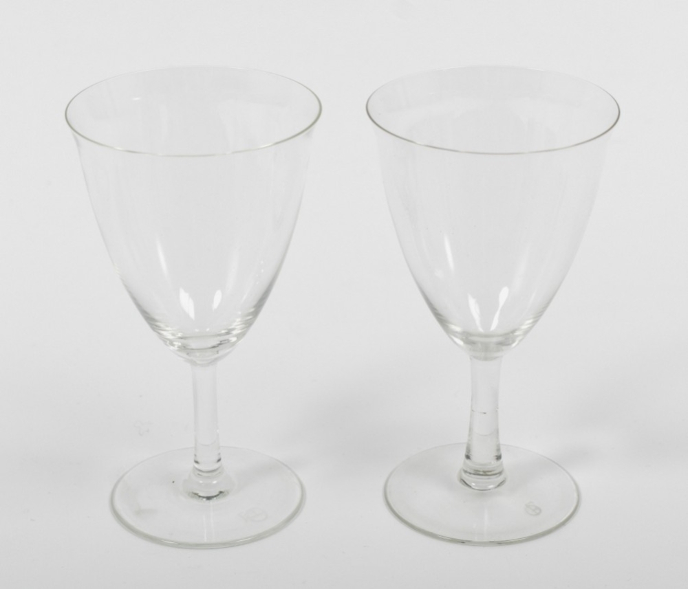 A. D. Copier | A clear glass vase; desert coupes 'Smeerwortel; 'Bazel ...