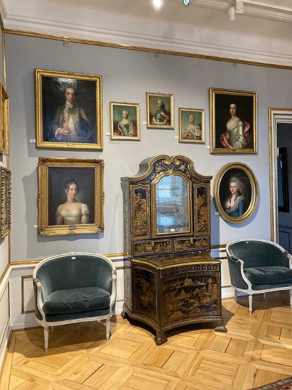 Peter Wichmann | Portrait of King Frederik; Portrait of Queen Louise ...