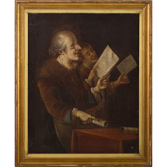 Tuscan School, 18th Century | La lezione di pianoforte | MutualArt