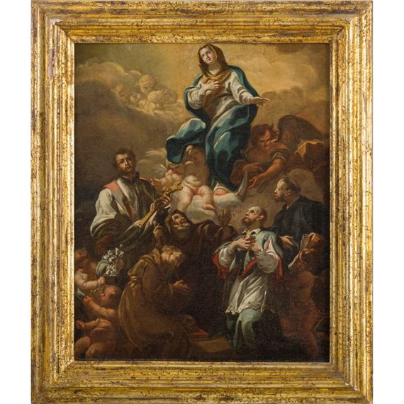 Francesco Solimena | L'Immacolata concezione tra i santi | MutualArt