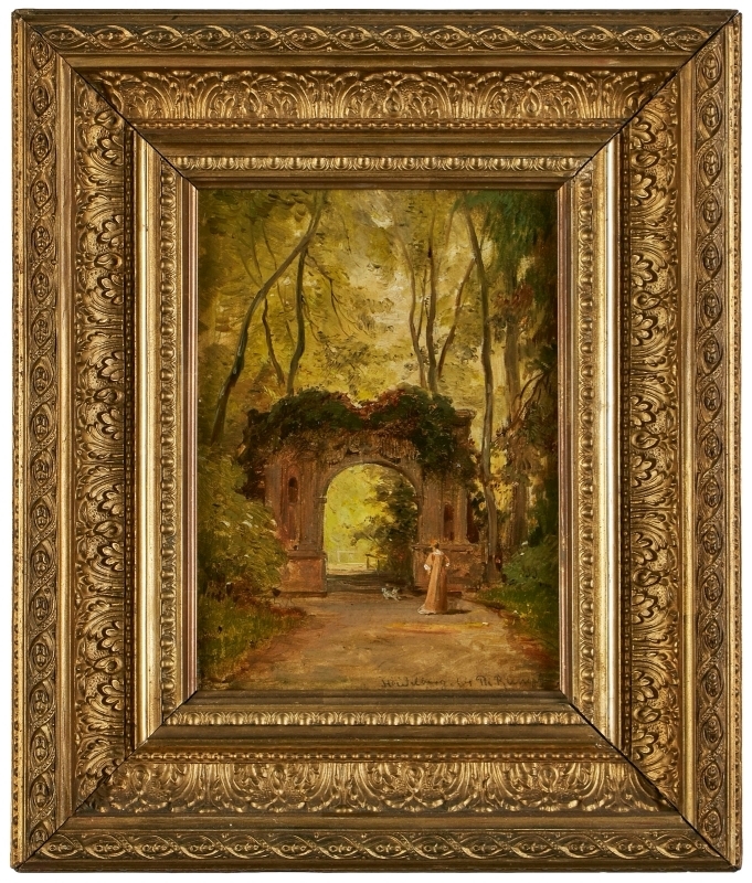 Philipp Rumpf | Am Elisabethentor beim Heidelberger Schloss (1864 ...