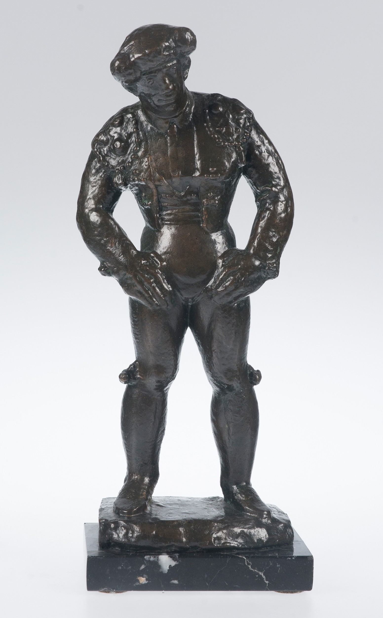 Manolo Hugué | Bullfighter with his arms akimbo (1941) | MutualArt