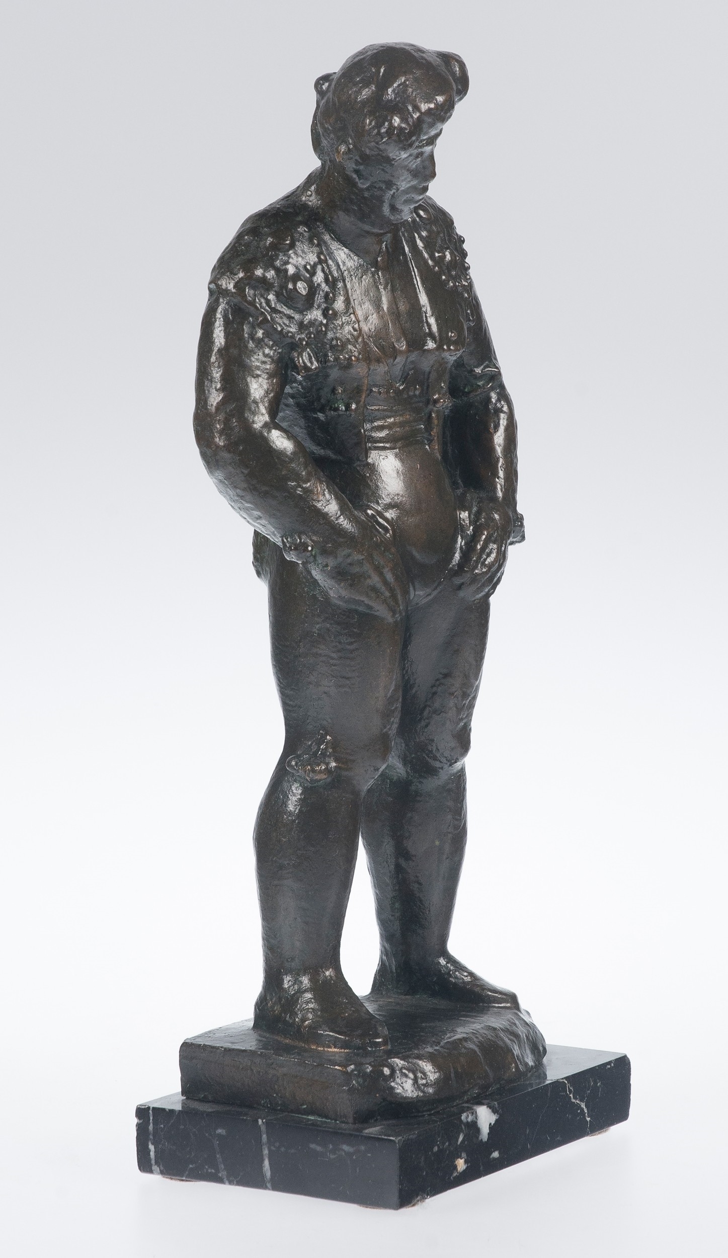 Manolo Hugué | Bullfighter with his arms akimbo (1941) | MutualArt