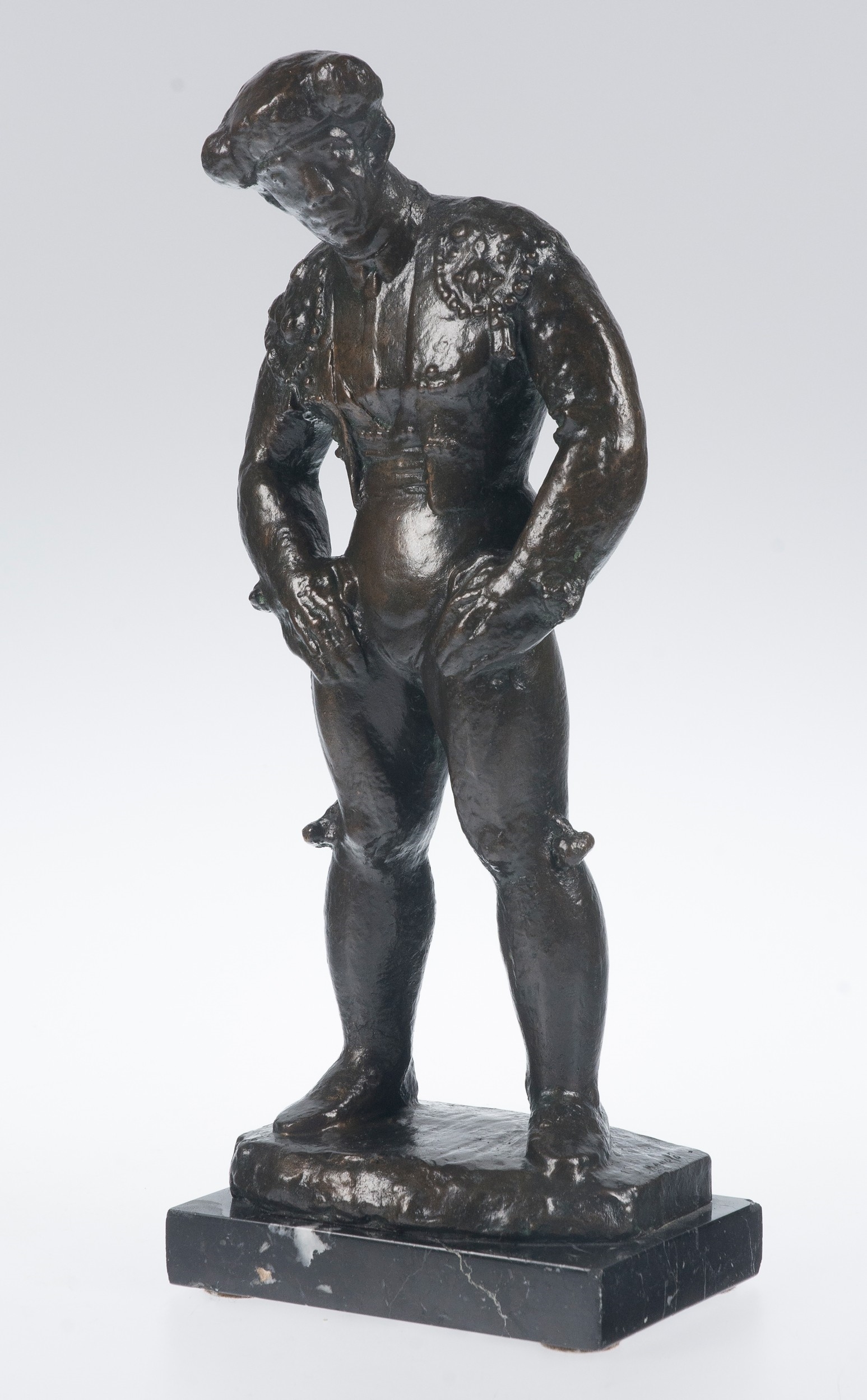 Manolo Hugué | Bullfighter with his arms akimbo (1941) | MutualArt