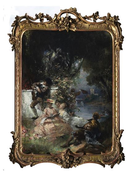 Walter Petersen | Rokokó jelenet (1894) | MutualArt