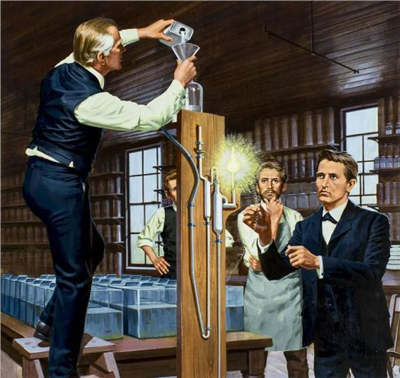 Edward T. Vebell | Edison Invents Light (1979) | MutualArt