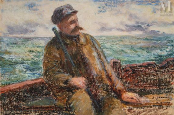 Albert Grenier | Marin en mer (1915) | MutualArt