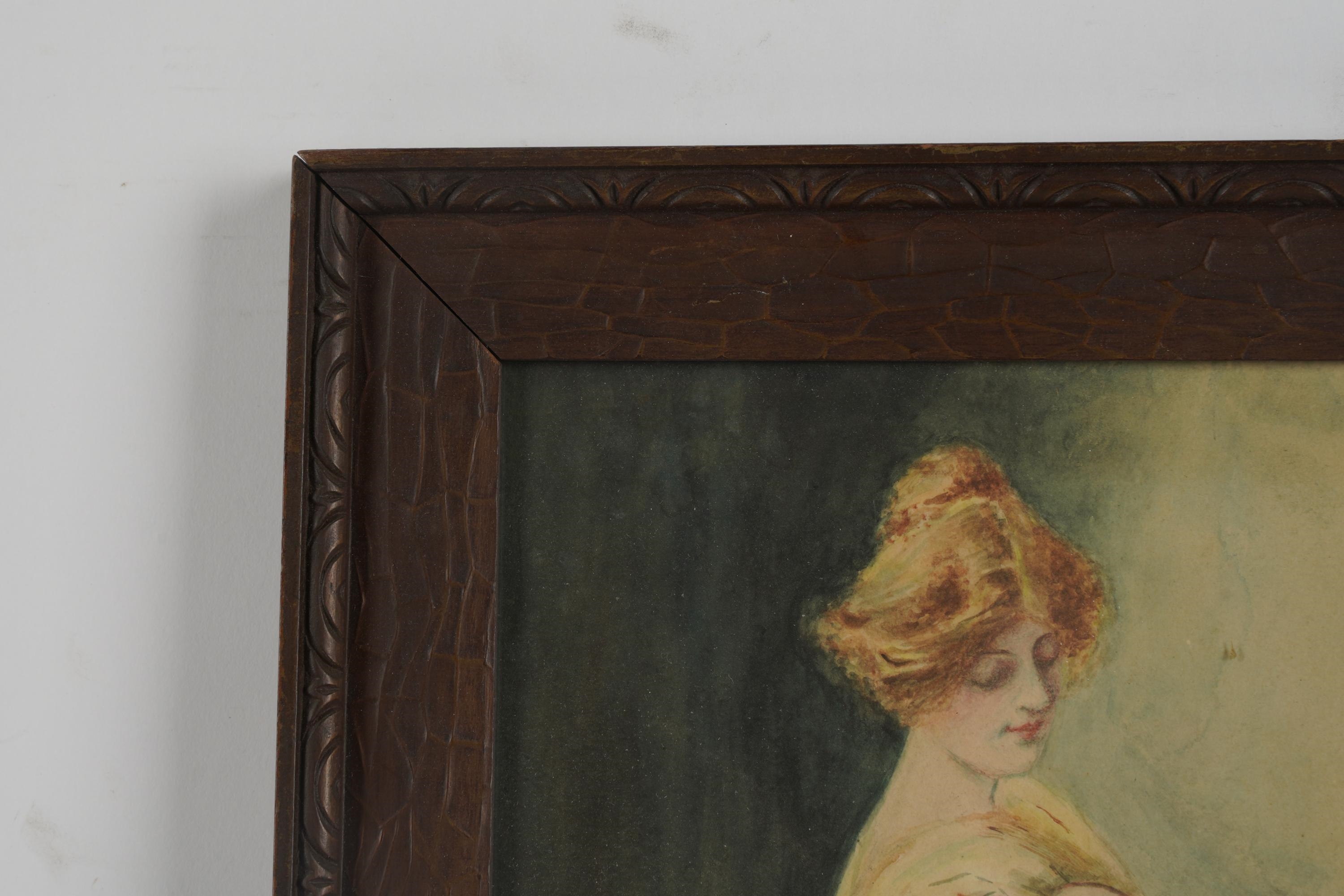 R. Gilbert | WOMAN WITH BABY | MutualArt