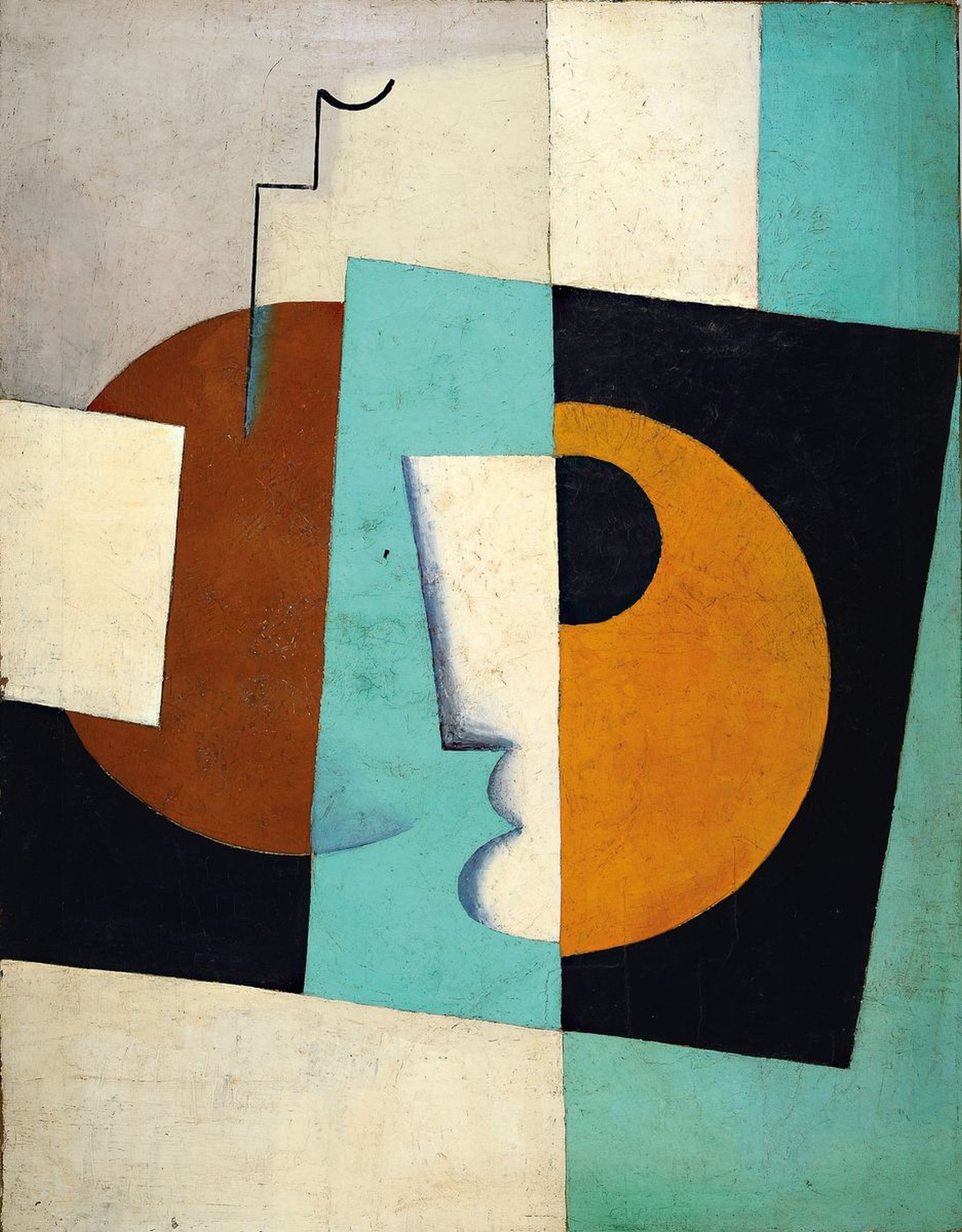 Russian School, 20th Century | abstract-figural composition in the ...