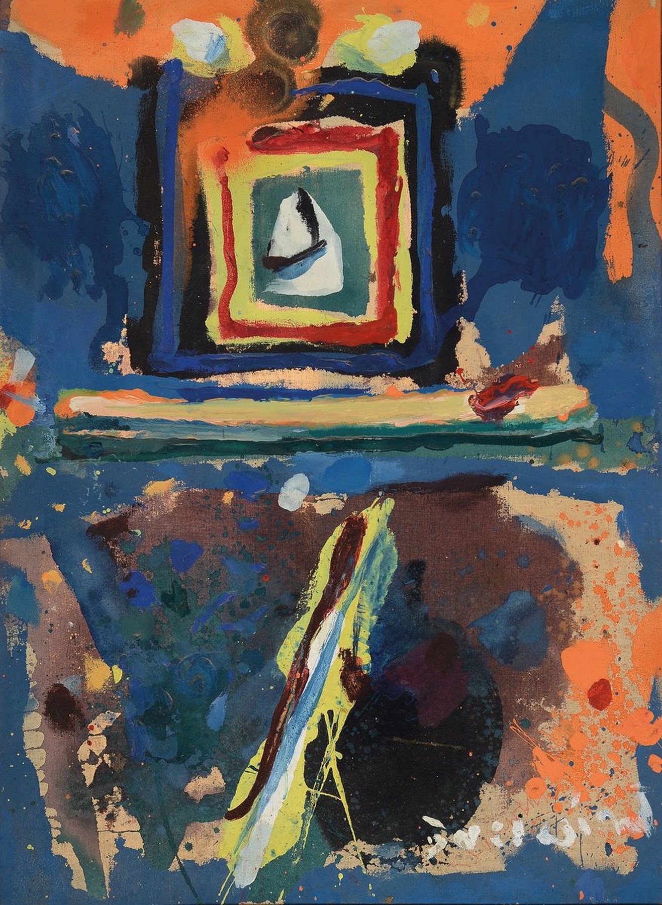 Rudi Baerwind | Abstract composition | MutualArt