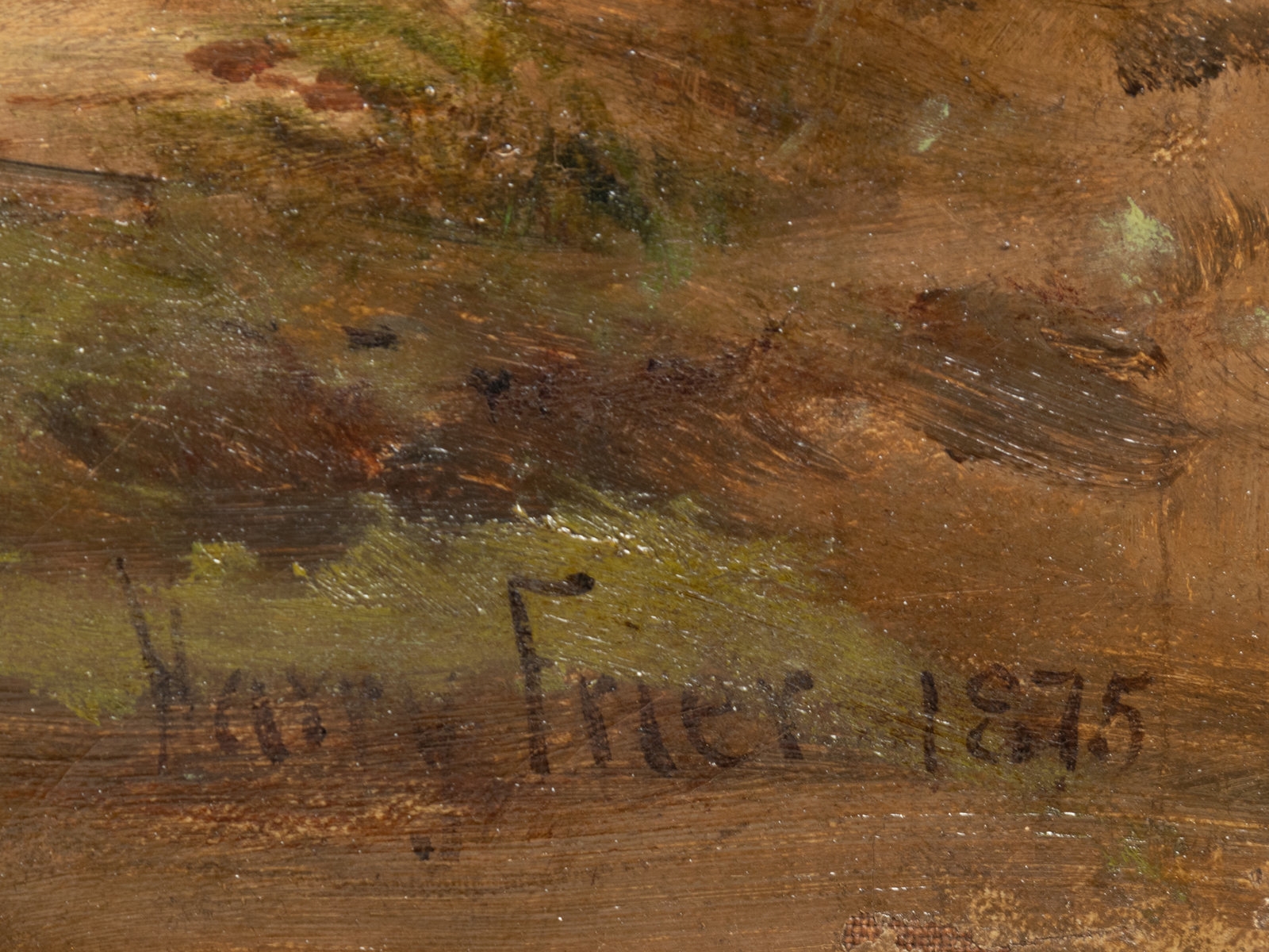 Harry Frier | Village Scene (1875) | MutualArt