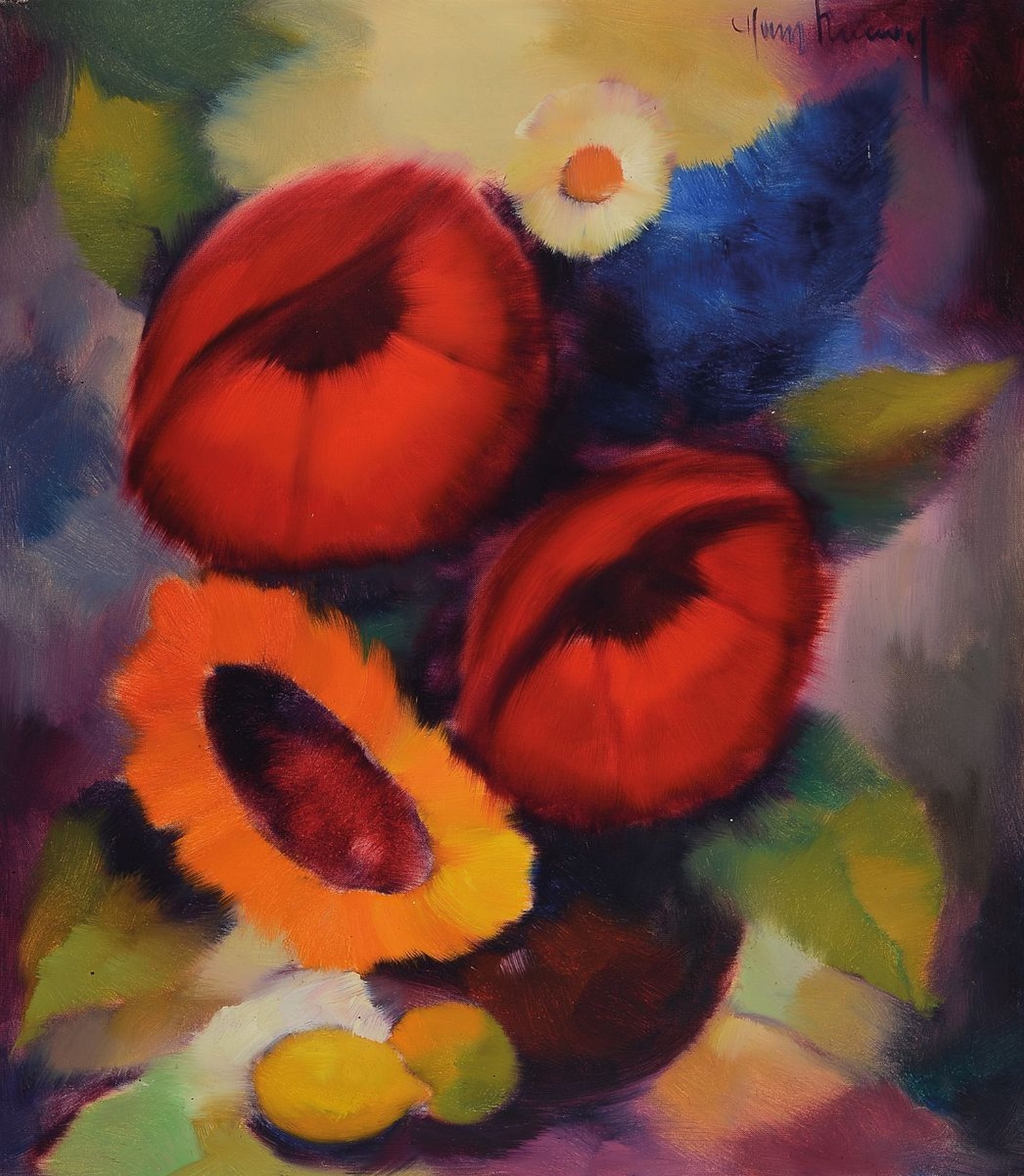 Hans Nowak | Still life with flowers | MutualArt