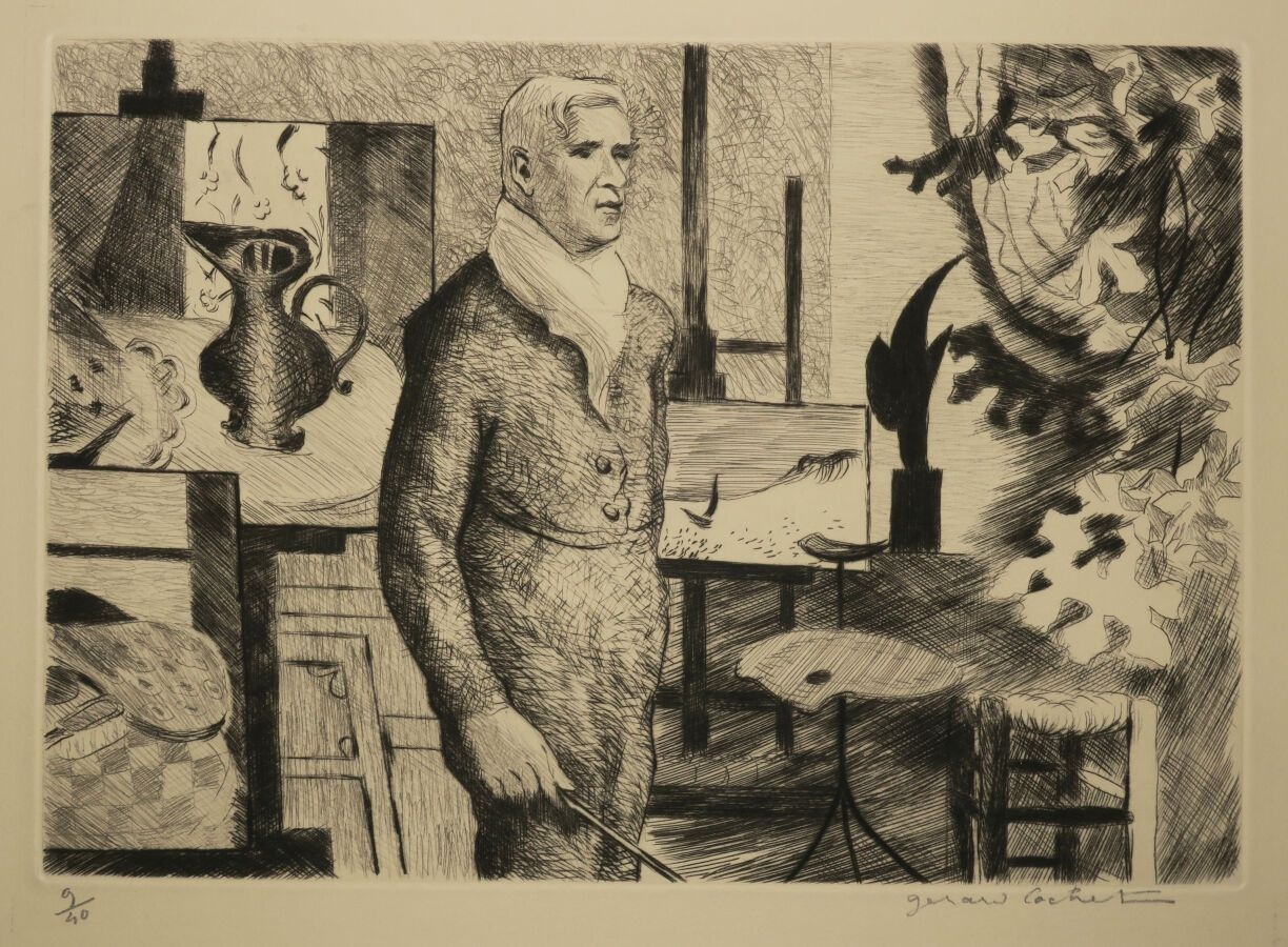 Gérard Cochet | Georges Braque dans son atelier | MutualArt