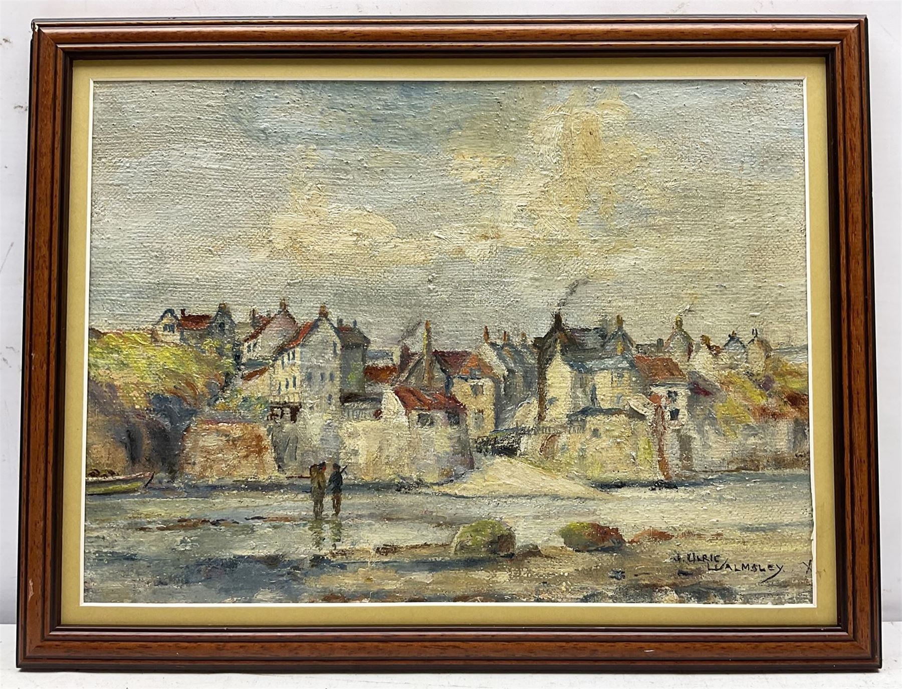 James Ulric Walmsley | The Landing and Seawall Robin Hoods Bay | MutualArt