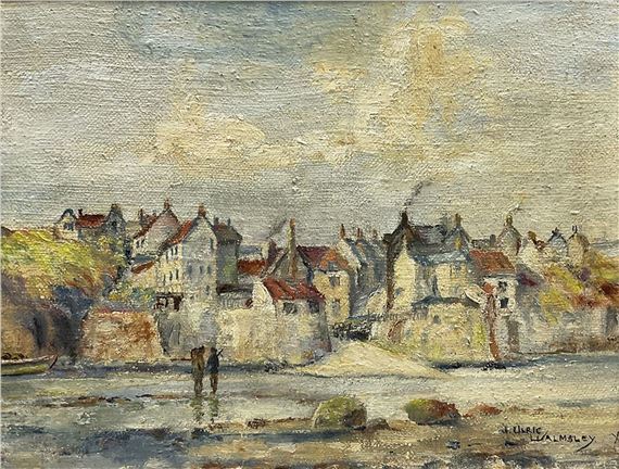 James Ulric Walmsley | The Landing and Seawall Robin Hoods Bay | MutualArt