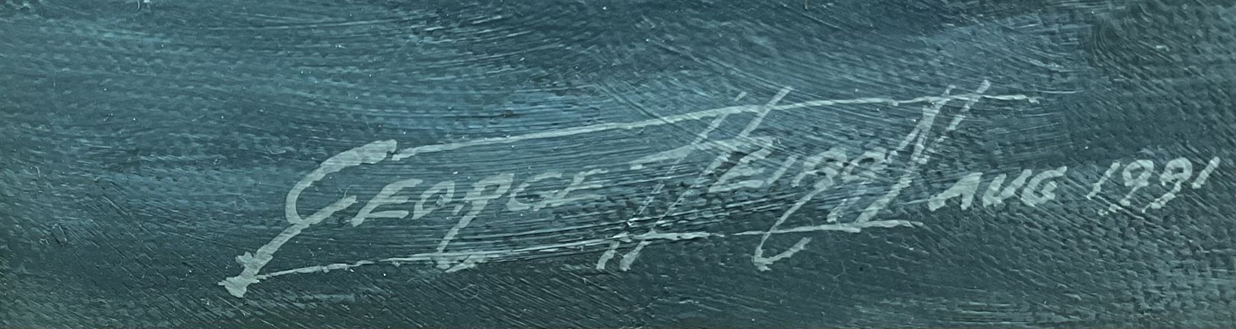 George Heiron | USS Missouri with HMS Edinburgh at Full Steam (1991 ...