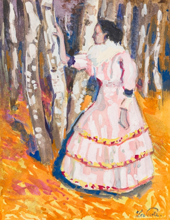 Leo Putz | In the Birch Forest | MutualArt