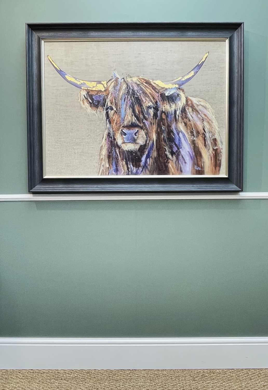 Louise Luton | a Highland bull | MutualArt