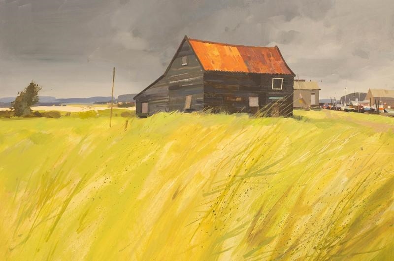 Allan Laycock RWA | **SOLD** Fisherman's Shed | MutualArt