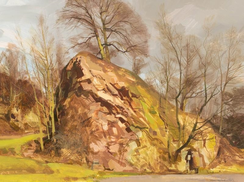 Allan Bracewell Laycock | Tree on a Rock | MutualArt