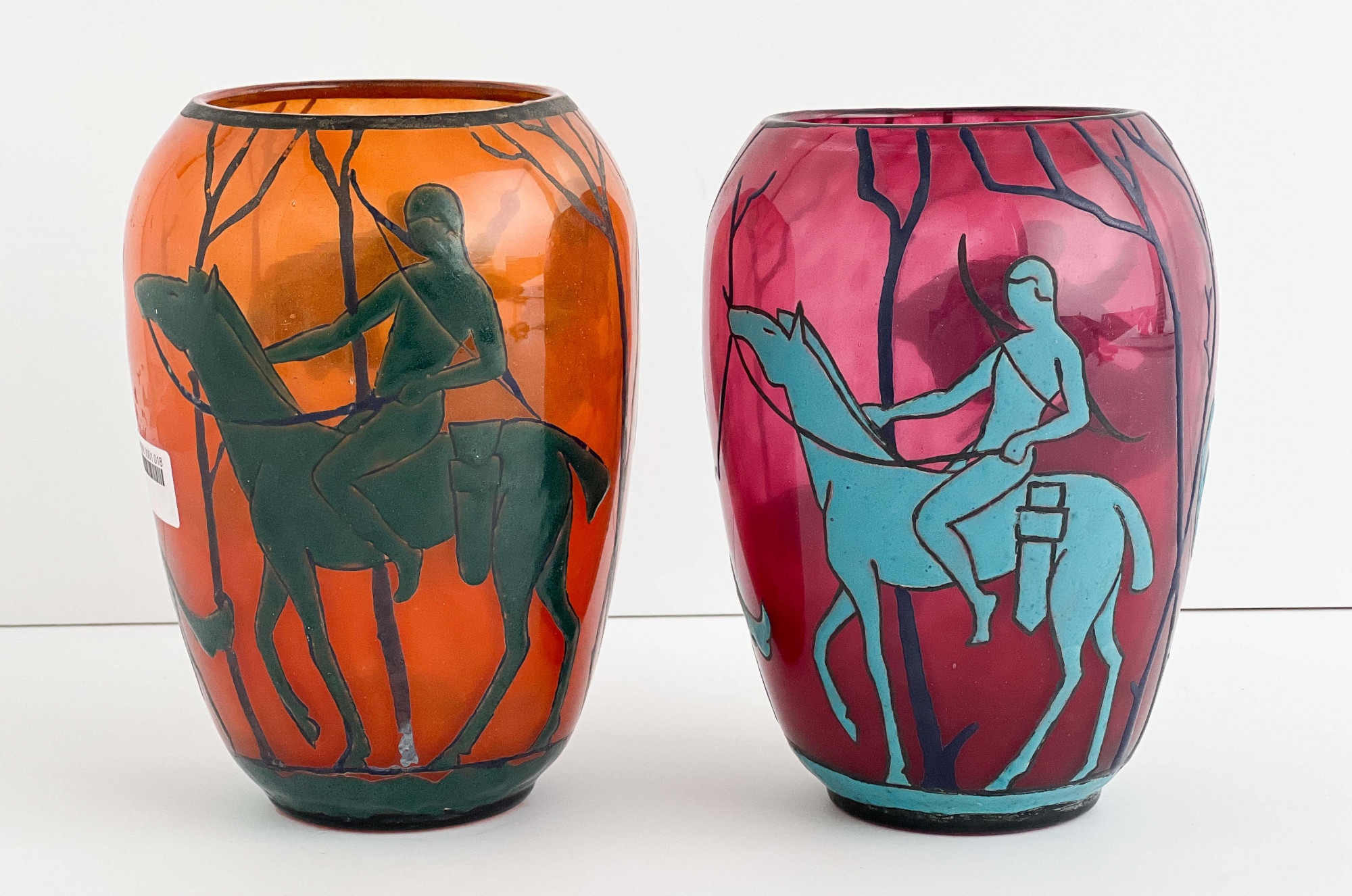 Marcel Goupy | Two Art Deco Vases | MutualArt