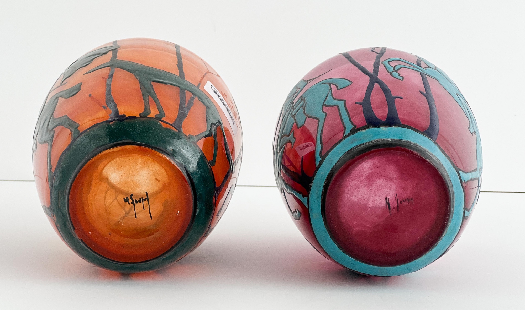 Marcel Goupy | Two Art Deco Vases | MutualArt
