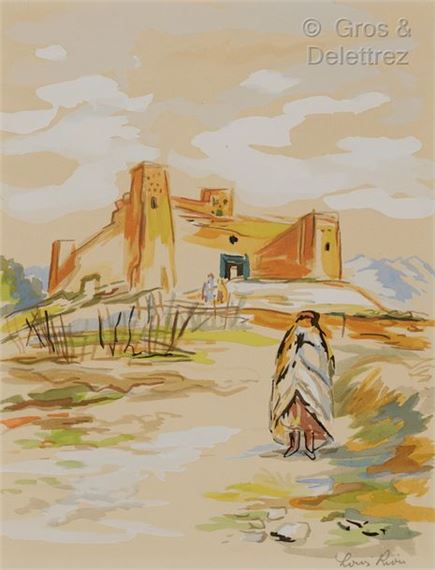 Louis Adolphe Riou | View of Ghardaïa | MutualArt