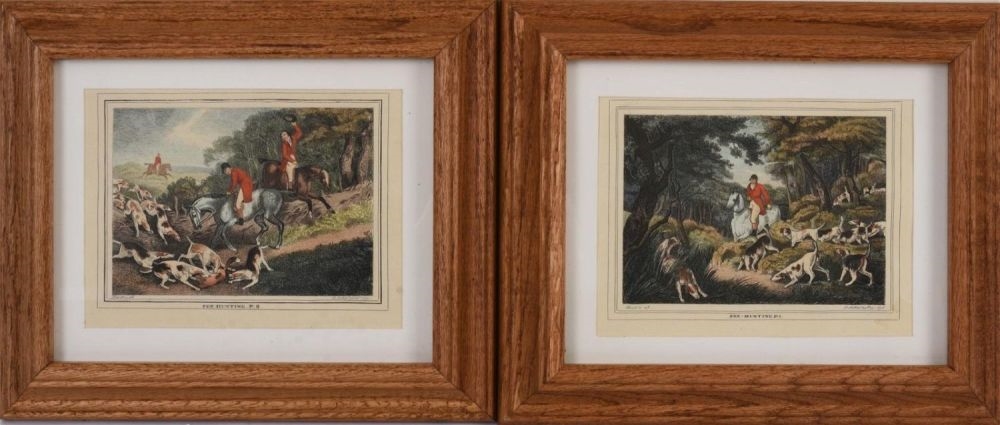 William Samuel Howitt | Two Fox Hunting Lithographs by Samuel Howitt ...