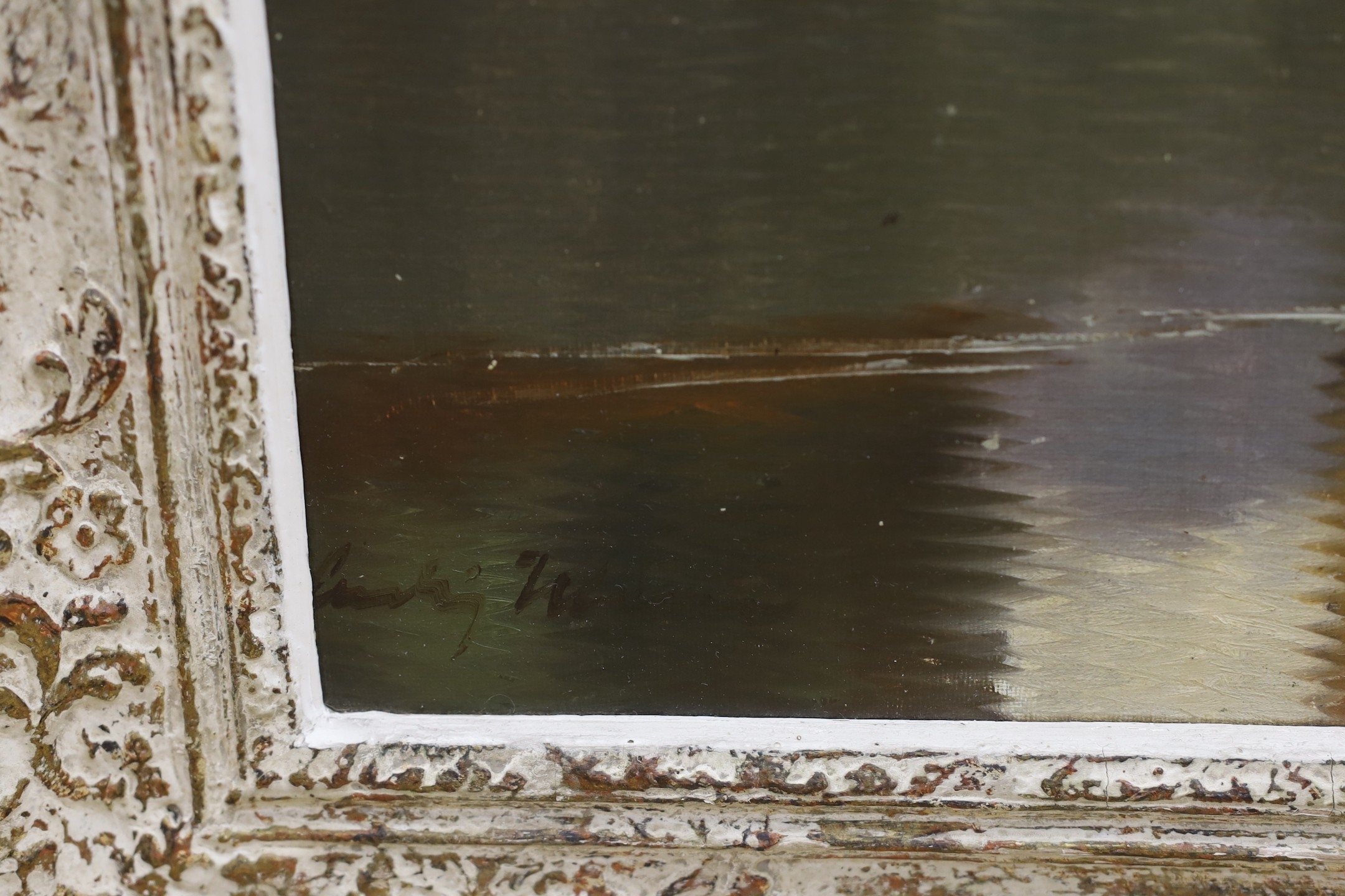 Ludwig Klein | River landscape | MutualArt