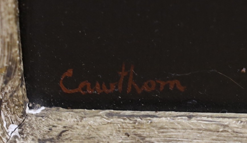 Christopher Cawthorn | Still life of apples and a mug upon a table top ...