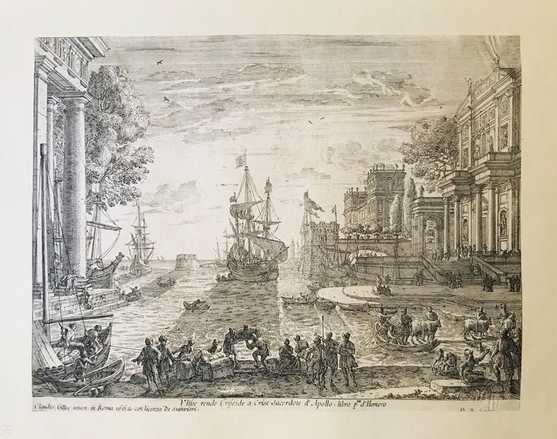 Claude Lorrain | Ulysses makes Chriseis a Priest of Apollo. First Book ...