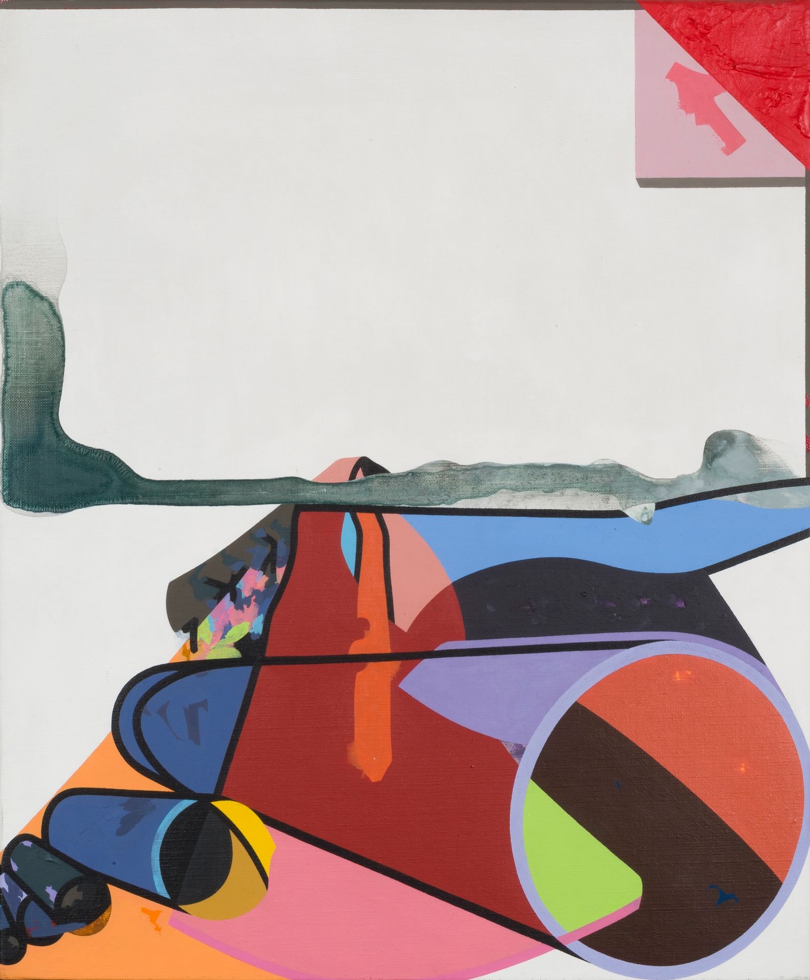 Hervé Télémaque | Conduit A (1989) | MutualArt