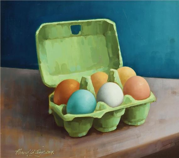 David French le Roy | Still Life with Eggs | MutualArt