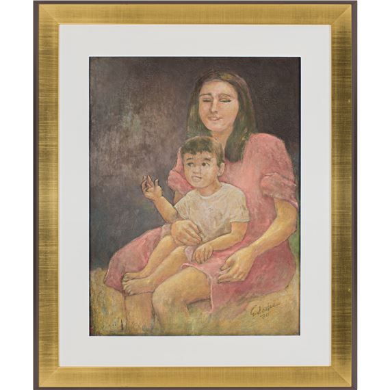 Victorio Edades | Mother & Child (1980) | MutualArt